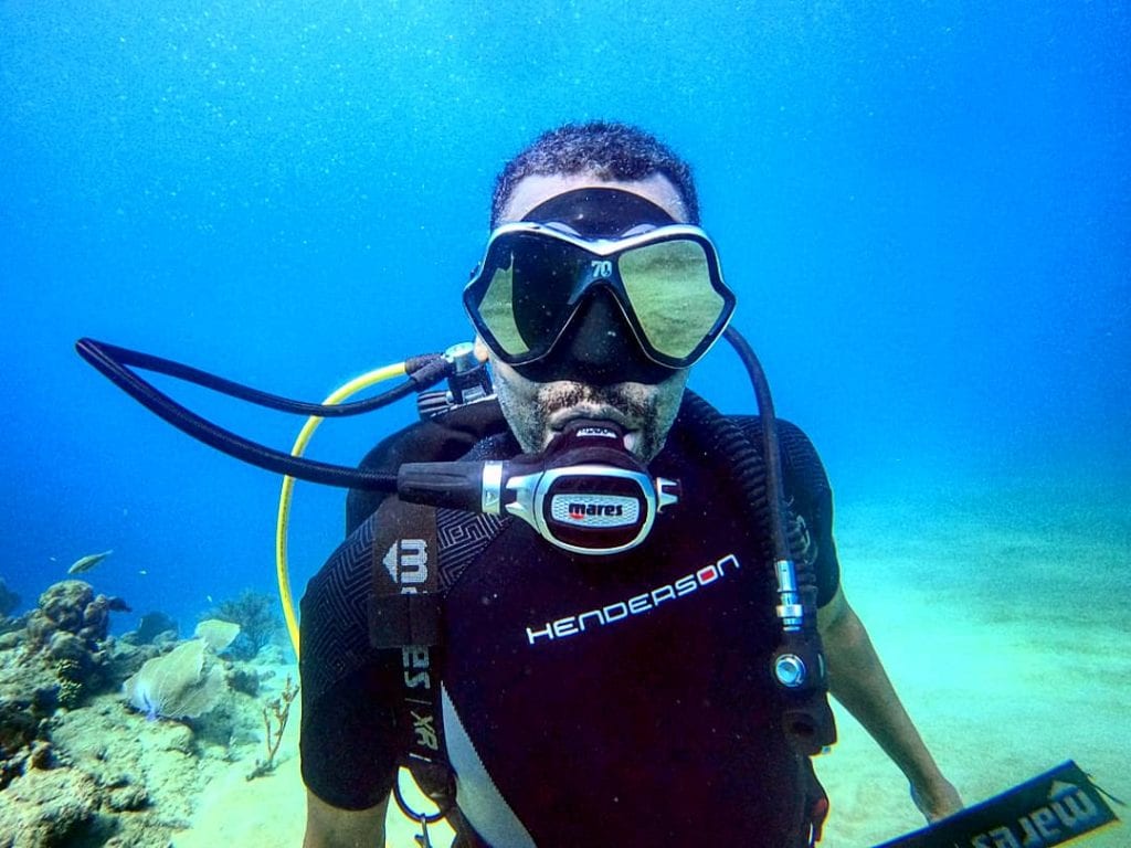Scuba Diving in Sosua Bay on the North Coast of the Dominican Republic