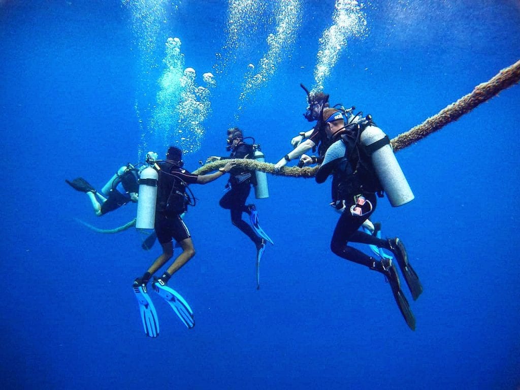 Scuba Diving in Sosua Bay on the North Coast of the Dominican Republic